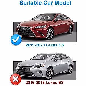 Fitcamx 4K Dash Cam Suitable for Lexus ES350 ES300h F Sport ES250 2019 2020 2021 2022 2023 Luxury Sedan 4D, Integrated OEM Style, UHD 2160P Video WiFi, G-Sensor, Loop Recording, Plug&Play, 64GB Card