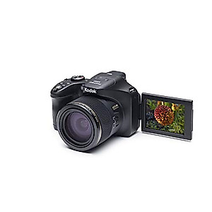 Kodak PIXPRO Astro Zoom AZ652-BK 20MP Digital Camera with 65X Optical Zoom and 3" LCD (Black) (Renewed)