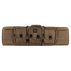 Bulldog Cases Tactical Double Rifle Case, 43", Tan