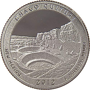 2012 S Chaco Culture National Park Quarter Choice Proof Clad 25c US Coin