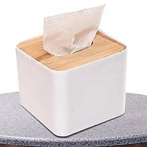 Hondony Home Tissue Paper Dispenser | Tissue Paper Holder Tissue Box Containers with Arc Opening | Removable Tissue Dispenser, Kitchen, Living Room, Bedroom, Bathroom
