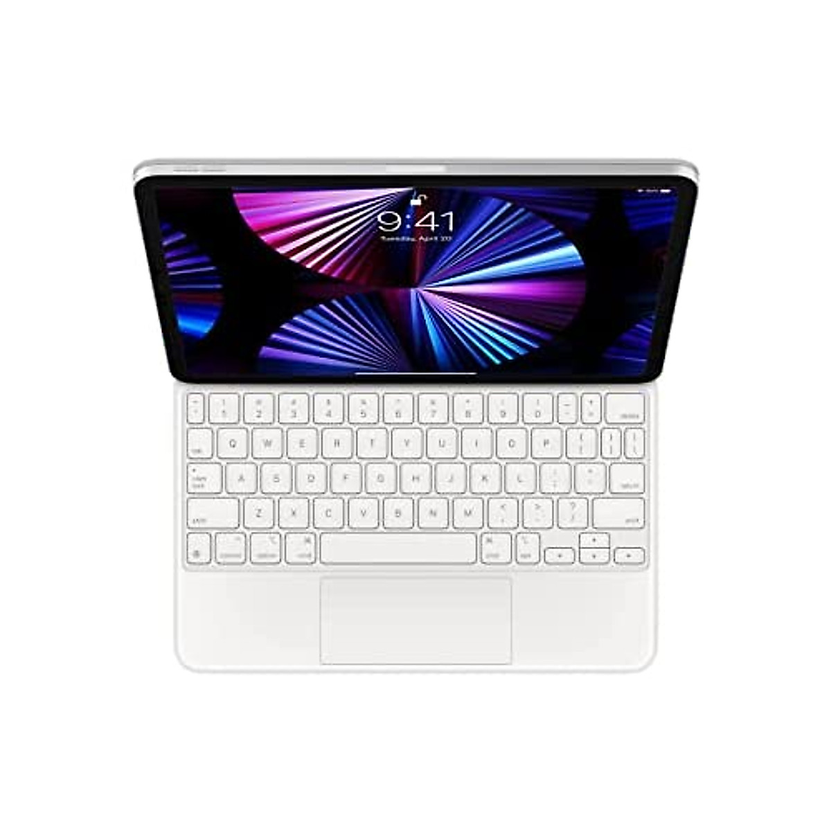Apple USB-C Magic Keyboard for 11-inch iPad Pro 3rd Gen & iPad Air 4th Gen - White (Renewed)