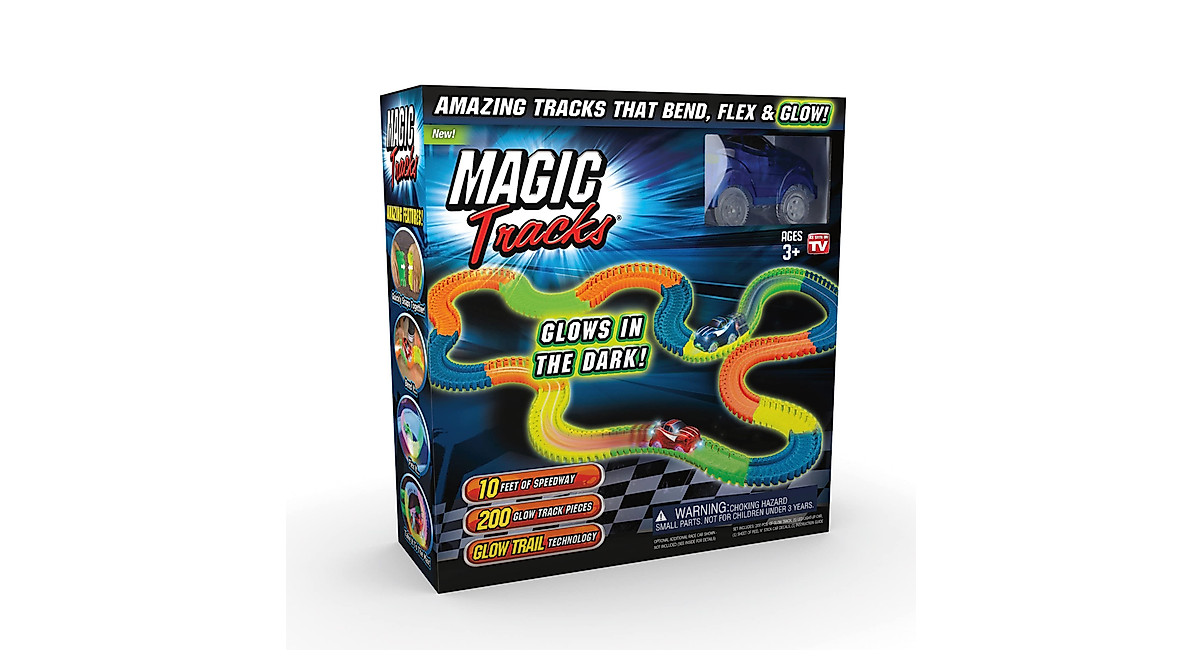 Glow in the Dark Magic Tracks for Kids - Fun Playset
