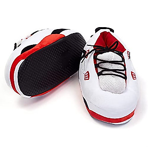 EXIGENT Sneaker Slippers Kicks Shoes Adult | Men and Women | Unisex Christmas Summer (JWhite4)