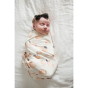Copper Pearl Large Premium Knit Baby Swaddle Receiving Blanket Caroline
