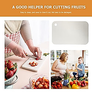 DOITOOL Cutting Boards for Kitchen, Stainless Steel Cutting Board Square Modern Chopping Block Fruit Cutting Block for Home Kitchen (9.44x5.9inch)