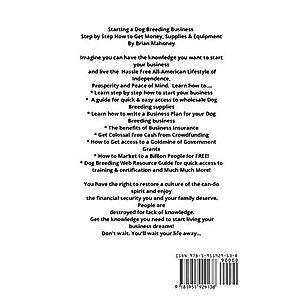 Starting a Dog Breeding Business: Step by Step How to Get Money, Supplies & Equipment