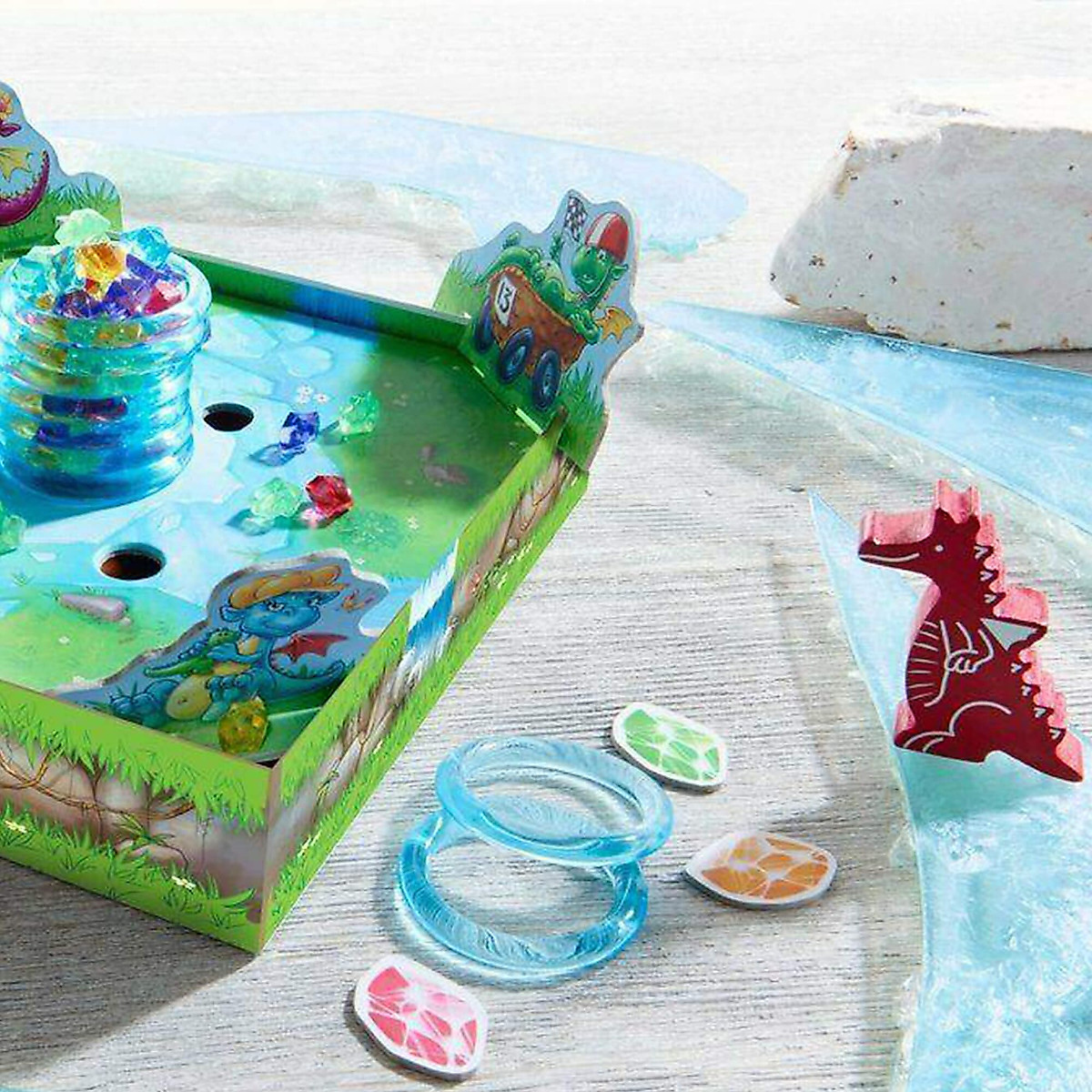 HABA Dragon's Breath Board Game - Children's Game of The Year Winner | 2-4 Players | Games for 5 Year Olds & Up | Board Games for Family Night | Collecting Games for Kids