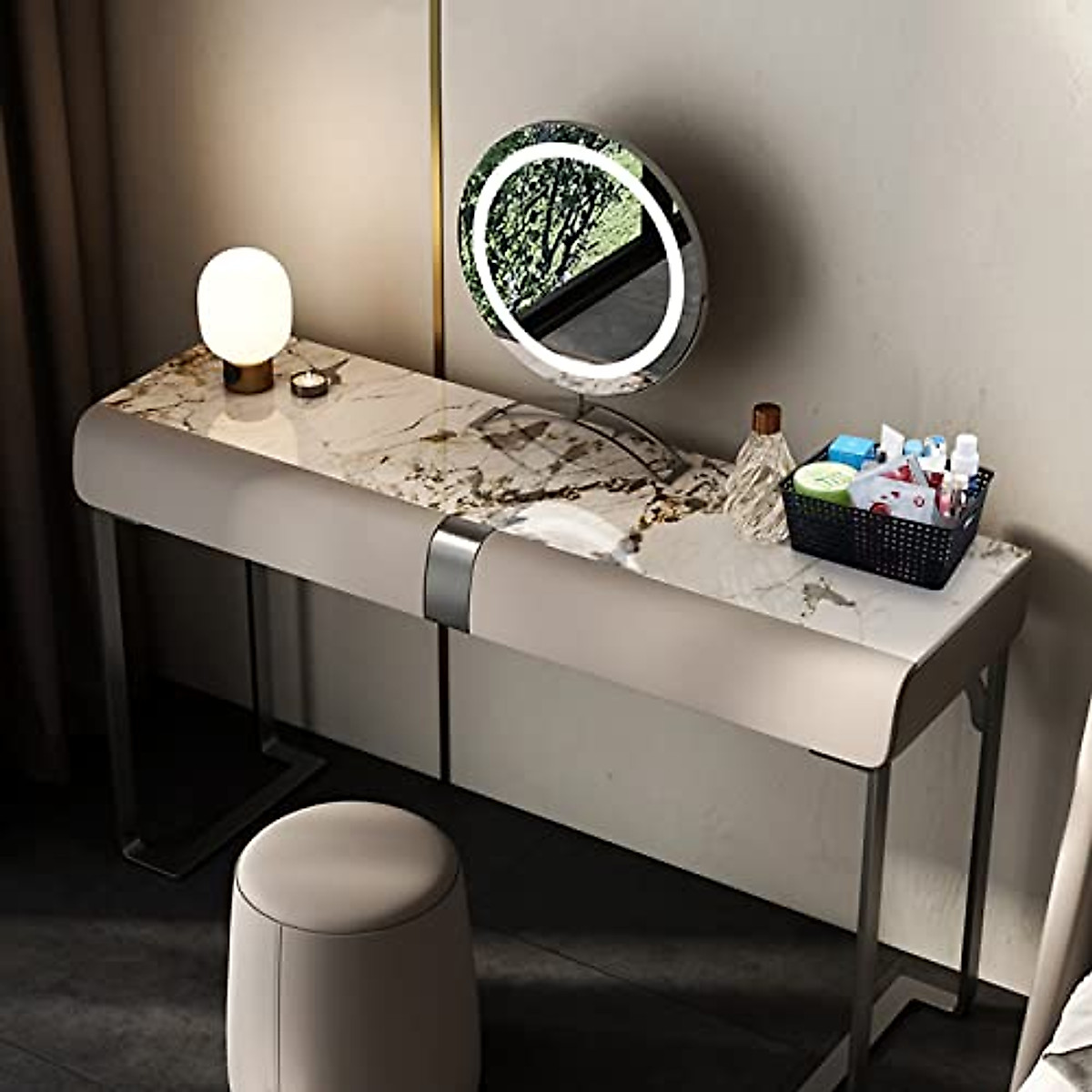 Joyeen Plastic Weave Baskets, Cupboard Storage Bins, 4 Pack