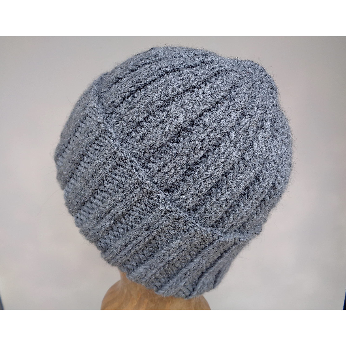 Alpaca Wool Beanie Hat, Hand Knit Watch Cap, Men or Women, Stretchy Seamless Fit, CHOOSE COLOR