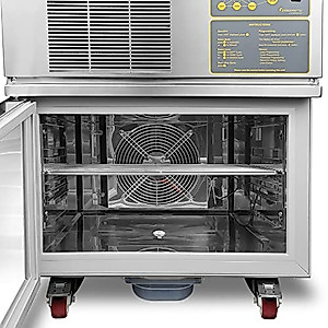 PrepRite PBF 4.0 Undercounter Blast Chiller Freezer - 4/5 Pan - R290 Refrigerant - Stainless Steel