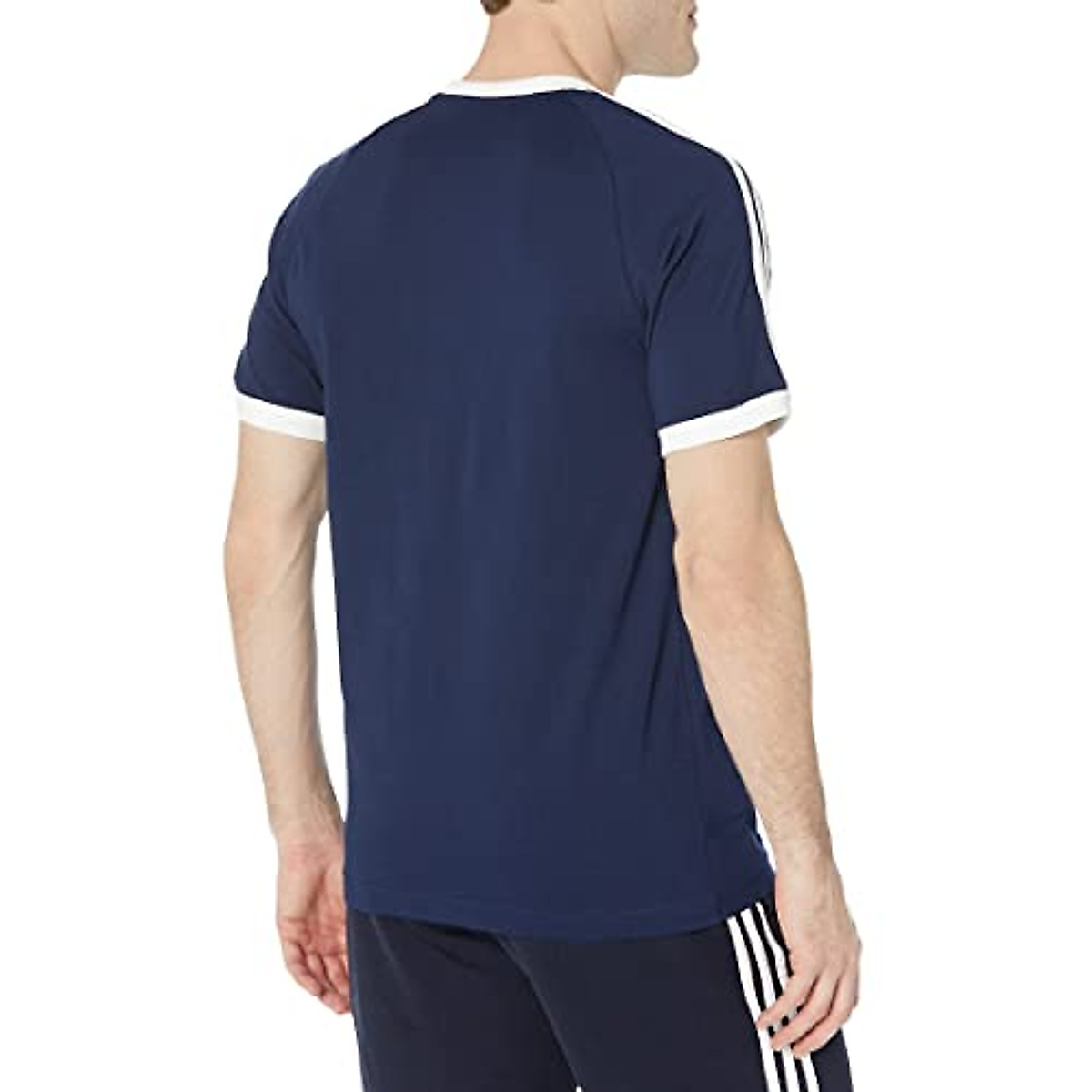adidas Originals Men's Adicolor Classics 3-Stripes T-Shirt, Night Indigo, Medium