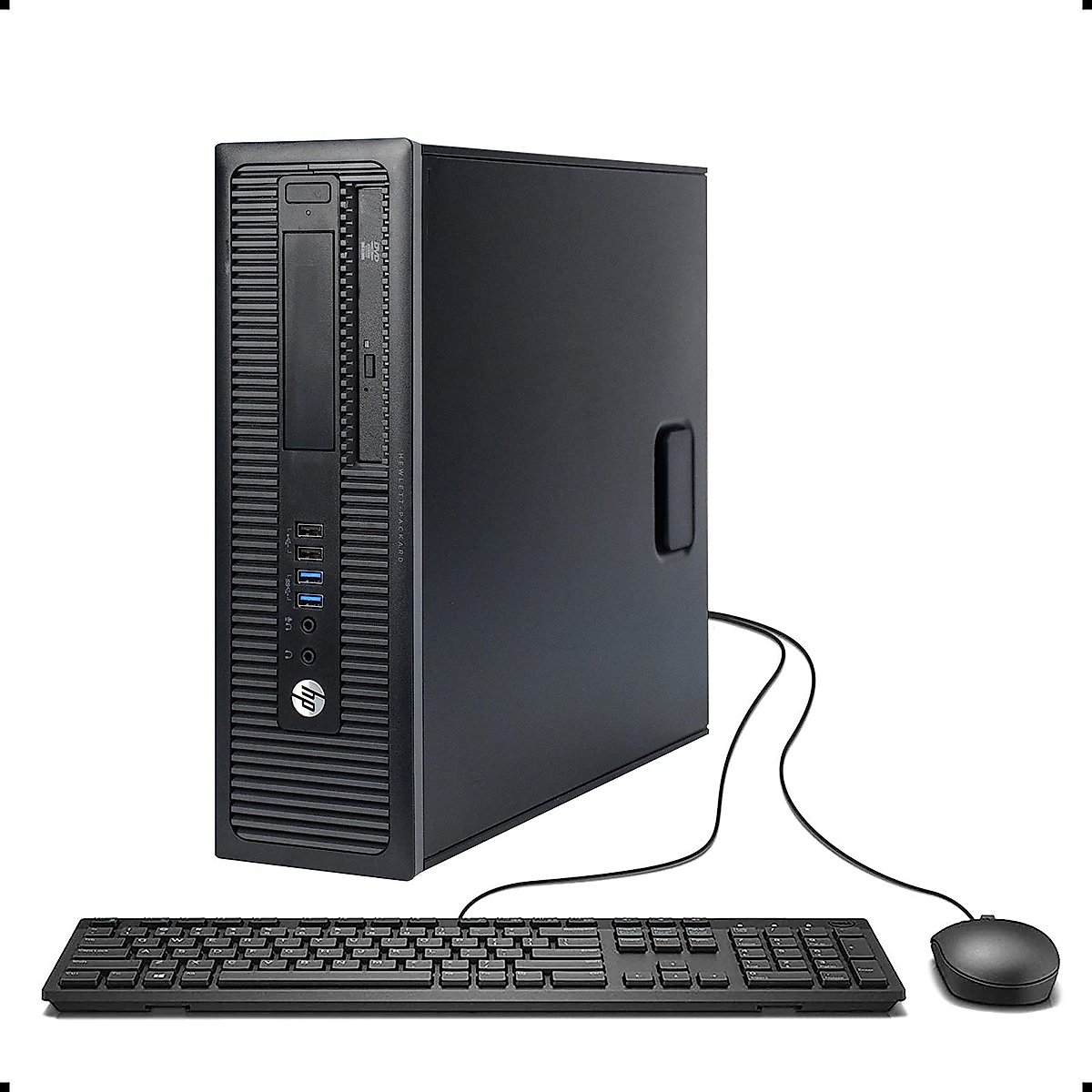 HP ProDesk 600 G1 SFF Business Desktop Computer, Intel Core i5 4590 up to 3.7GHz,16G DDR3, 2T, DVD, WiFi, Bluetooth 4.0, USB 3.0, VGA, DP, Win 10 64-Bit Supports English/French/Spanish(CI5) (Renewed)