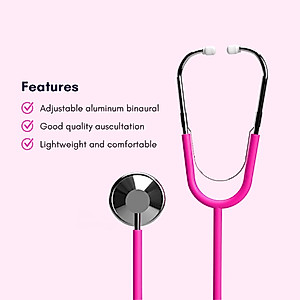 Pink Single Head Nurse Stethoscope