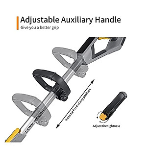 Cordless Lawn Mower 2in1 Lawn Mower Cordless Grass Trimmer LED Display Electric Whipper Strimmer Mowing Machine