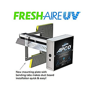 APCO Carbon Matrix HVAC UV Air Purifier, Includes Dual 2-Year UVC Lamp for Coils and Air Handler (18-32 VAC Series) # TUV-APCO-DE2