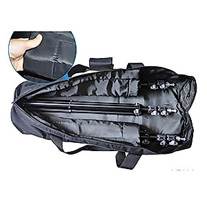 39"x7"x7"/100x18x18cm Padded Carrying Bag Heavy Duty Photographic Tripod Carrying Case with Strap for Light Stands, Boom Stand and Tripod HBP03-US (39")