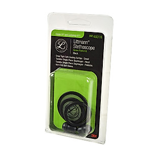 3M™ Littmann® Stethoscope Spare Parts Kit Classic III™, Cardiology IV™ and CORE, 40016, Black