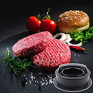 Hamburger Press, Hamburger Press Patty Maker, 3 in 1 Stuffed Burger Press Patty Maker, Patty Press for Stuffed Burgers, Sliders, Beef Burger, Non Stick Kitchen Barbecue Tool Grilling Accessories