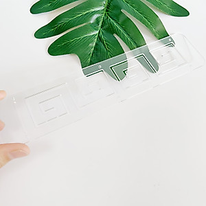 Acrylic Sashiko Stencil with Traditional Pattern for Hand Quilting and Embroidery (Pattern C)