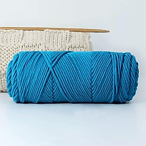 Soft Milk Cotton Knitting Wool Ball for DIY Hat and Scarves – Hand Weaving Technique - Crocheted Yarn Ball (Color : QRM-31)