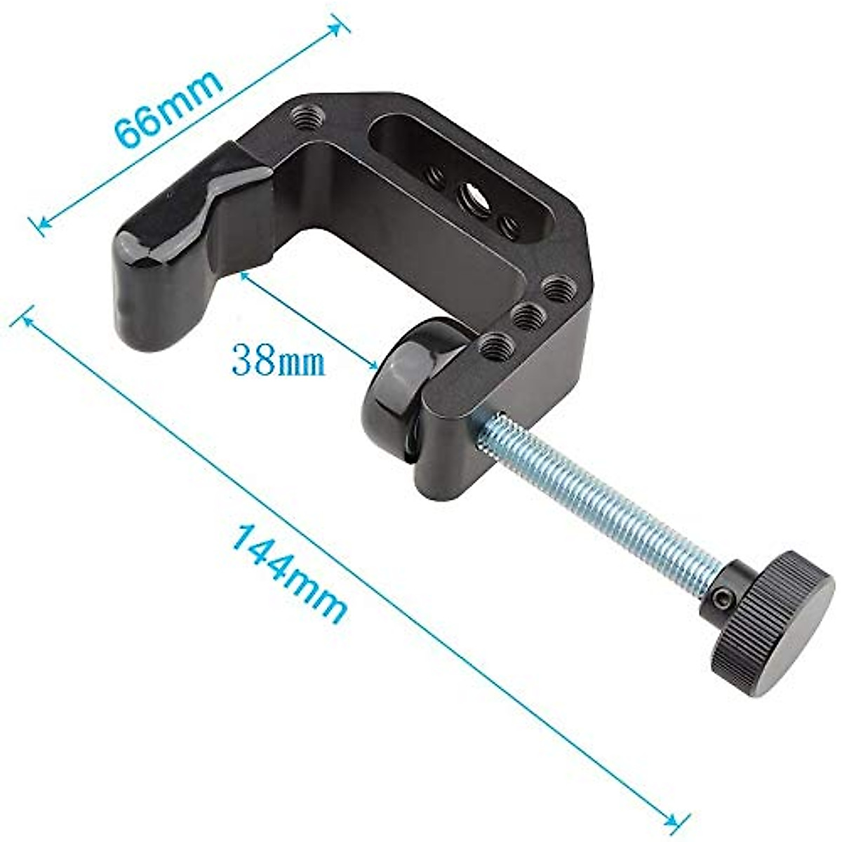 CAMVATE Universal C-Clamp for Desktop Mount Holder with 1/4"-20 & 3/8"-16 Thread Hole - 1121