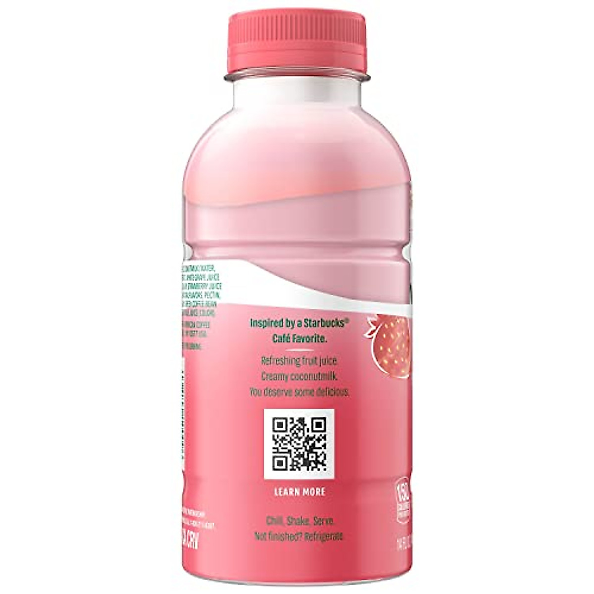 Starbucks Pink Drink, Strawberry Acai with Coconut Milk, 14oz Bottle