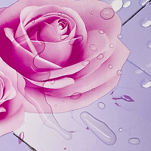 SimpleLife4U Rose Bead Flower Furniture Paper Peel & Stick Shelf Drawer Liner Cover Storage Boxes Wardrobe 17.8 Inch by 9.8 Feet