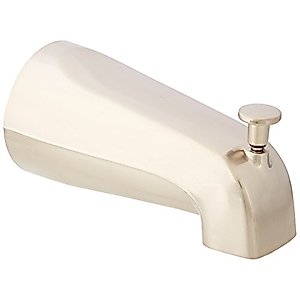 BATHTUB SPOUT W/DIVERTER BRUSHED NICKEL