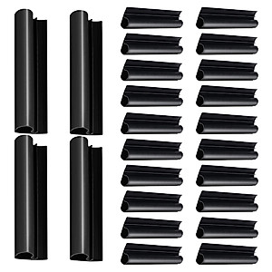 puxyblue Winter Cover Clips Pool Positioning Pins Opening Elastic Clips Sun Cover Fasteners Heavy Duty Tarp Lock Clips 24-Pack 5.2in