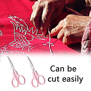 3 Pcs Small Embroidery Curved Scissors Cross Stitch Sewing Craft Small Tools DIY Scissors for Crafting, Sewing, Dressmaking, Cloth
