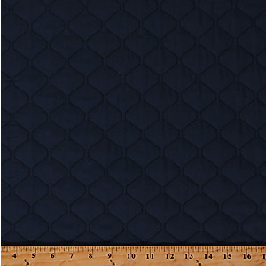 Fields 42inch Single Face Navy Quilted Fabric by The Yard (D180.04)