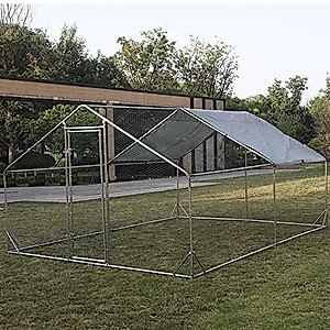 4-Tier 32" Small Animal Metal Cage Height Adjustable with Lockable Casters Grilles Pull-Out Tray for Rabbit Chinchilla Ferret Bunny Guinea Pig Squirrel Hedgehog(Grey)