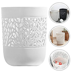 Office Garbage Cans Waste Container 1 pcs Waste Paper Bin 16L Trash Bin Waste Basket Garbage Simple Waste Containe for Bathroom Bedroom Office Kitchen Waste Basket Garbage Container