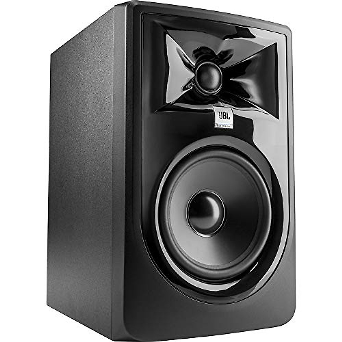 JBL 305P MkII Powered 5" Studio Monitor (Pair) Bundle with Studio Monitor Stands (Pair), 2x Small Pads & XLR-XLR Cable
