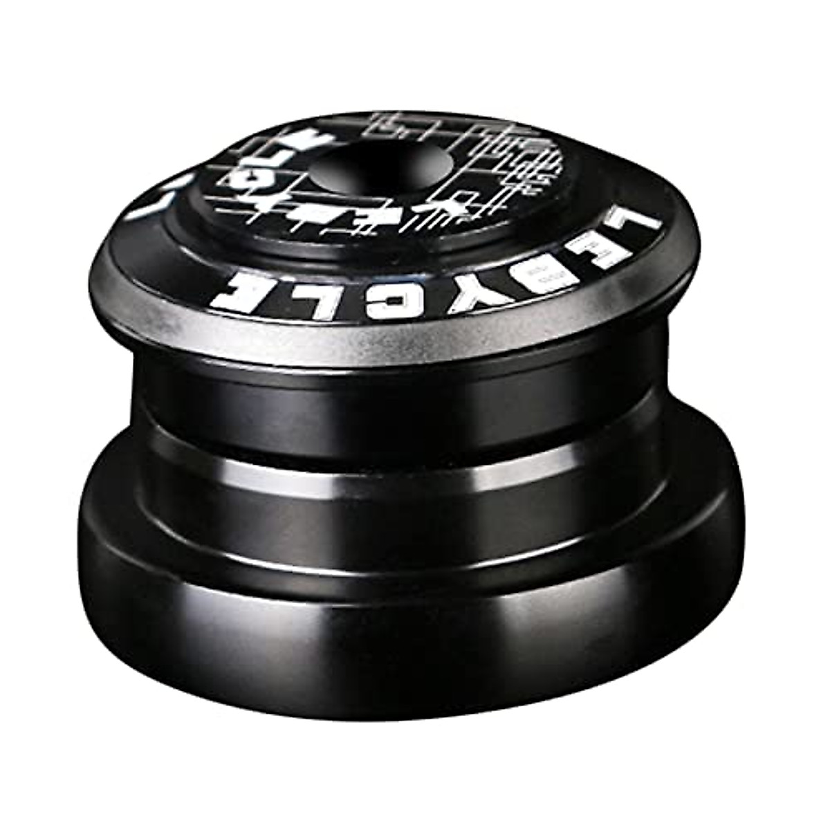 BESSTUUP Bike Fork Headset, CNC High Precision Machining 34mm 41.8mm 44mm 50.6mm 52mm 55mm 56mm Bike Headset Bearings Bicycle Accessory - 44-44MM Black2