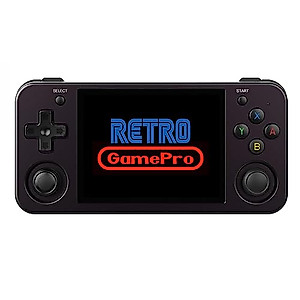 RG353M Handheld Game Console , Aluminum Alloy CNC Process Dual OS Android 11 + Linux System Support 5G WiFi 4.2 Bluetooth Built-in 64G SD Card 4452 Games U.S. Seller! (Anbernic RG353M Purple)