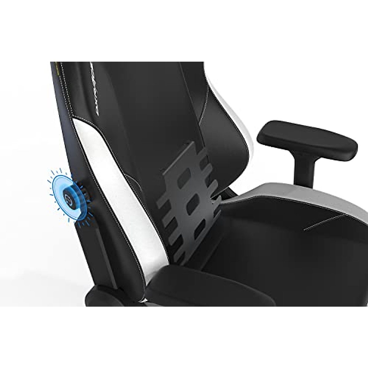 DXRacer Craft Pro Gaming Chair, High Density Memory Foam, 4D Armrests, Adjustable Recline with Extra Wide and Thick Cushion, Standard, Black & White