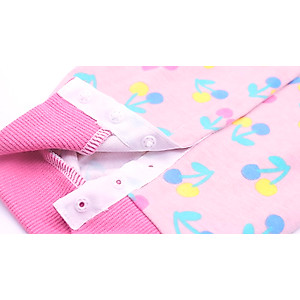 Miaododo 2 Packs Pet Dog Recovery Onesie Suit for Dogs Cats After Surgery,Dog Abdominal Wounds Bandages Cone E-Collar Alternative. (Pink, L)