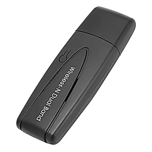 WiFi Adapter, Dual Band 2.4Hz 5GHz 600Mbps USB Wireless Network Adapter Dual Antenna Strong Penetration for Computer