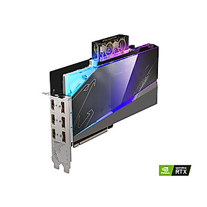 GIGABYTE AORUS GeForce RTX 3080 Xtreme WATERFORCE WB 12G Graphics Card & Water Block Cooling System, 12GB 384-bit GDDR6X, GV-N3080AORUSX WB-12GD Video Card