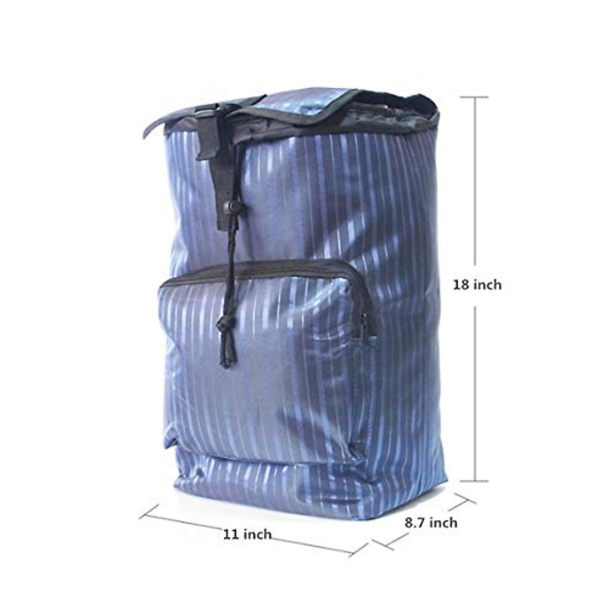 Easy Carry Bags for Wincspace Lightweight Folding Hand Cart Dolly Fold Up Hand Truck Portable Utility Moving Shopping Cart-Portable Fold Up Dolly (Blue)