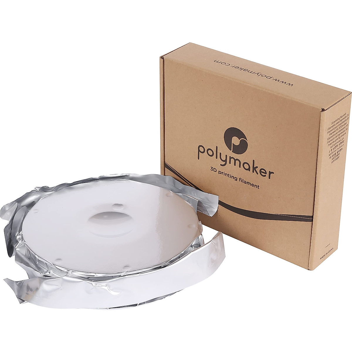 Polymaker PolySmooth PVB Filament 1.75mm Black Filament, 750g Cardboard Spool - Black PVB Filament Print Like PLA Filament 1.75, Easy Smoothable Post Process with IPA Alcohol, Work with Polysher