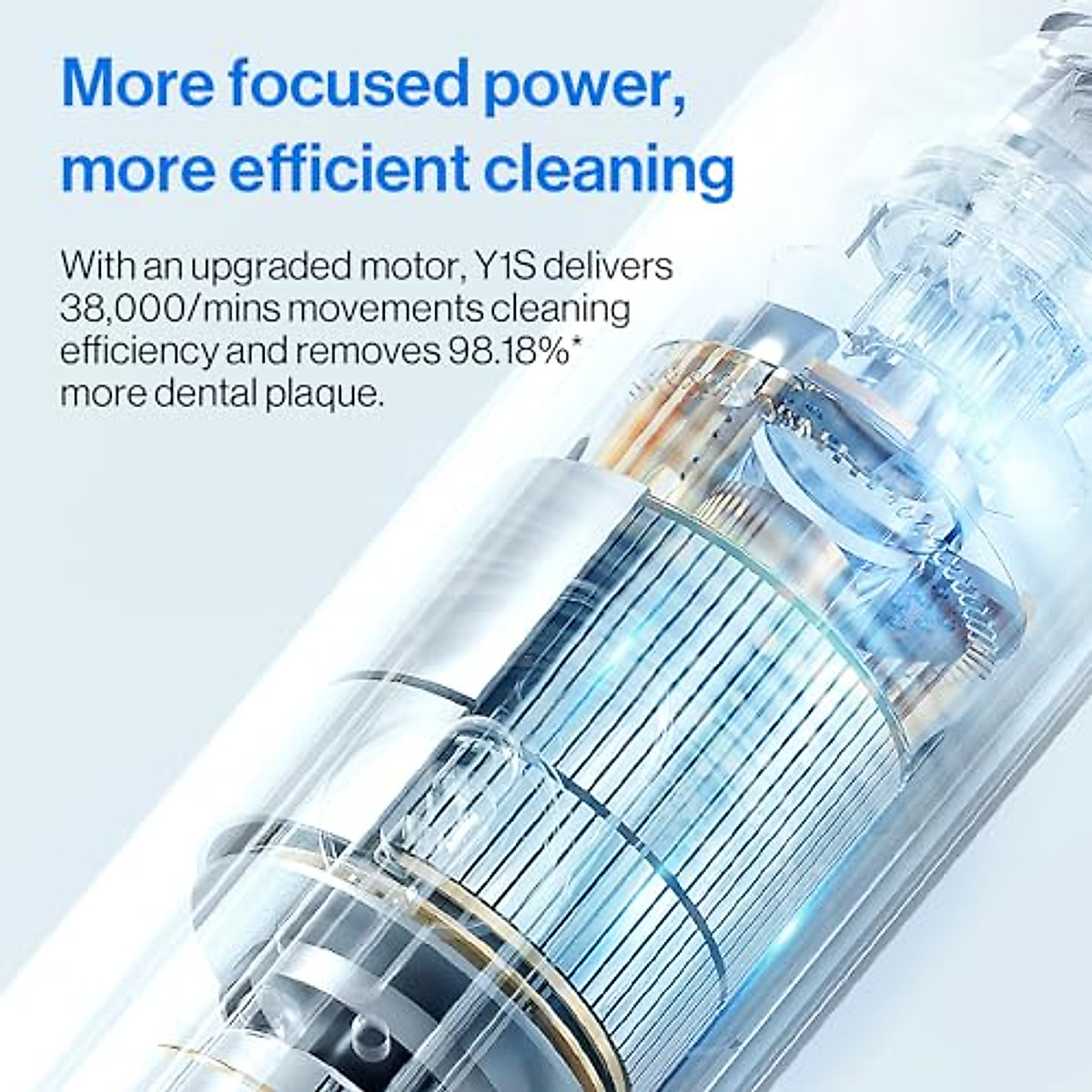 usmile [ADA Accepted] Electric Toothbrush, Type-C Rechargeable Sonic Toothbrush for Adults with 2 Brush Heads, 1 Charge Lasts for 365 Days, Whitening Powered Toothbrush with Smart Timer, Y1S Pink