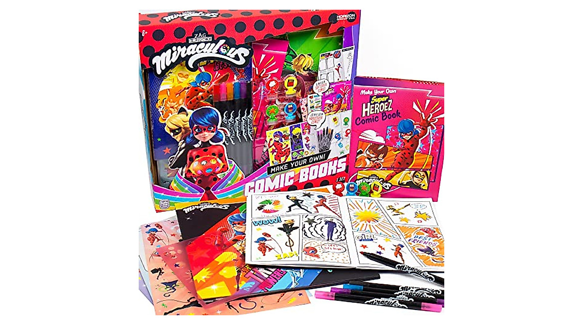 Create Your Own Comic Book Kit - Miraculous Fun!