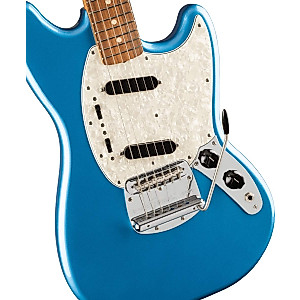 Fender Vintera 60s Mustang Electric Guitar, with 2-Year Warranty, Lake Placid Blue, Pau Ferro Fingerboard