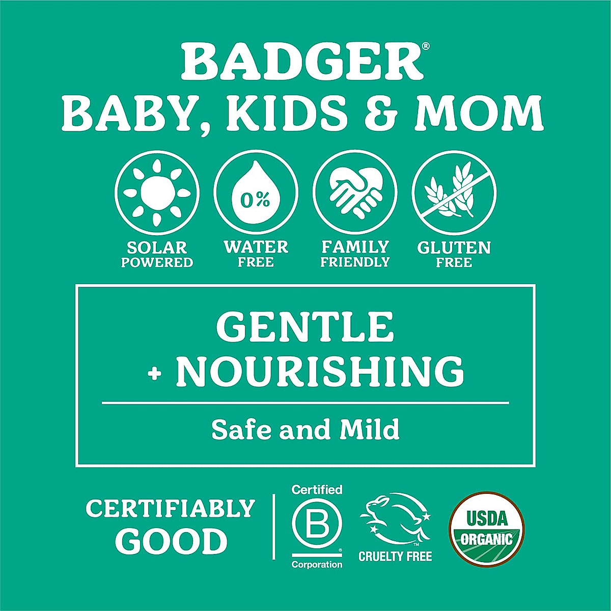 Badger - Night Night Balm, Chamomile & Lavender, Natural Sleep Balm for Kids, Relaxing Scented Balm for Children, Kids Organic Sleep Balm, 0.75 oz