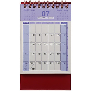 COHEALI Flip Desk Calendars Pocket Notepad 2023 2024 Calendar Small Desk Calendar 2023-2024 Standing Desk Calendar 2023 2024 Desk Calendar Mini Calendar 2024 Table Mat Paper Spiral Office
