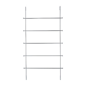 Organize It All Over The Door Chrome Hanging Towel Rack