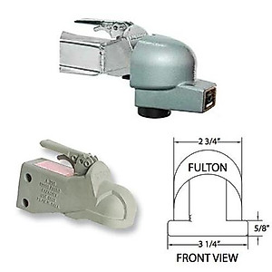 AMPLOCK U-BRA2516 | Heavy Duty 2-5/16" Ball Coupler Lock | Patented 2-Parts Trailer Lock | Fits ONLY 2-5/16" Coupler with Round Edge Design/Sleeve-Lock Design/Coupler with Collar Lock Design